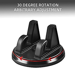 KIFIDAN Mobile Phone Bracket car Dashboard Mobile Phone Navigation Free Rotation Center Console Suction Cup Mobile Phone Navigation Bracket Universal…