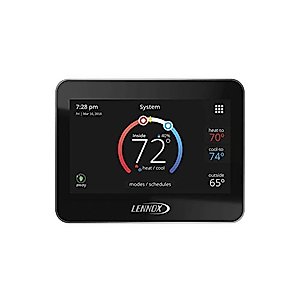 Lennox 15Z69 iComfort M30 Universal Smart Programmable Thermostat, 4.3" LCD Color Display, Geo-Fencing, Remote Access, Wi-Fi and Alexa Enabled