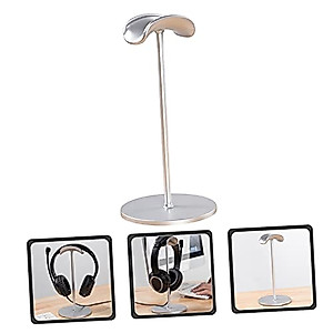 Milisten 3pcs Headphone Stand Headphone Accessories Headset Stand Headphone Mount Desktop Stand Headphone Holder Desktop Accessories Headphones Stand Computer Hardware Aluminum Alloy