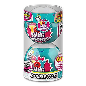 5 Surprise Toy Mini Brands Series 1 by ZURU (2 Pack) Toys Mystery Capsule Real Miniature Brands Collectibles Amazon Exclusive (Series 1)