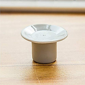 MOTZU 8 Pieces Laptop Computer Cooling Feet Rubber Holder Kickstand Suction Cup Heat Reduction Pad Universal Tablet/Notebook Stands Corner Pad Anti-Slip Silicone Elevation Stand (4Small+4Big,Gray)