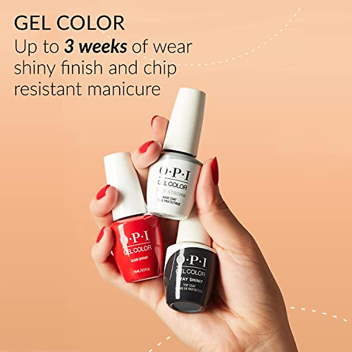 OPI GelColor, Tempura-ture is Rising!, Orange Gel Nail Polish, Tokyo Collection, 0.5 fl oz