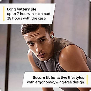 Jabra Elite 4 Active in-Ear Bluetooth Earbuds – True Wireless Earbuds with Secure Active Fit, 4 Built-in Microphones, Active Noise Cancellation and Adjustable HearThrough Technology – Mint