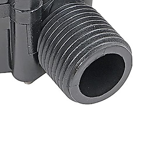 3 Piece Hydro Generator 1/2 Inch Portable Generator Turbine Generator Hydro Micro Hydro Generator (Color : Black, Size : 10W 48V)