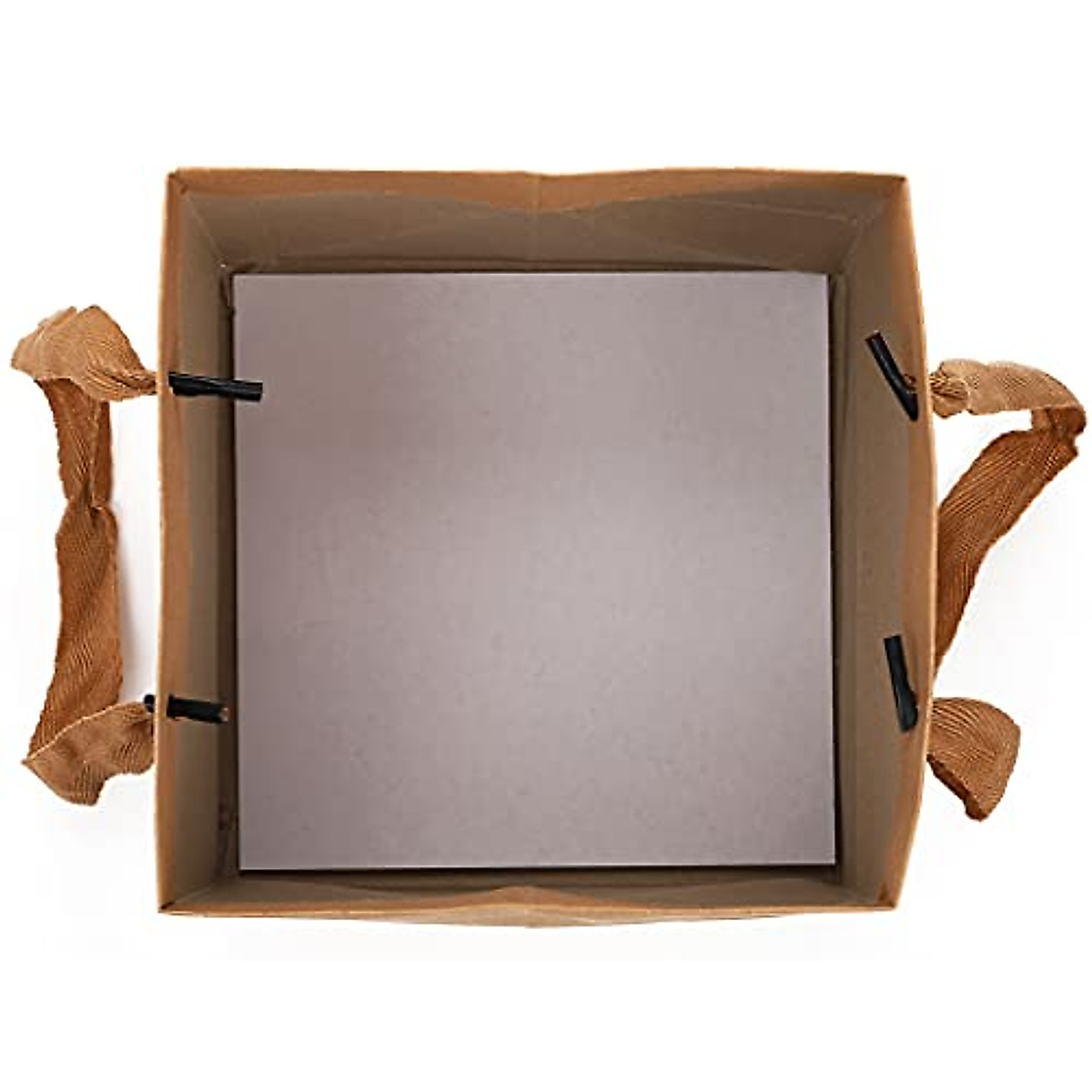 Yesland 30 Pack Kraft Bags with Ribbon Handles, 3 Sizes Paper Gift Wrap and Shopping Bags, Reusable Square Large Retail Business Packaging Bags for Goodie, Party, Wedding, Present(10'', 8'', 6'')