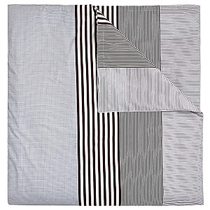 Lacoste Meribel Cotton Bedding Set, Twin/TwinXL Duvet, Grey