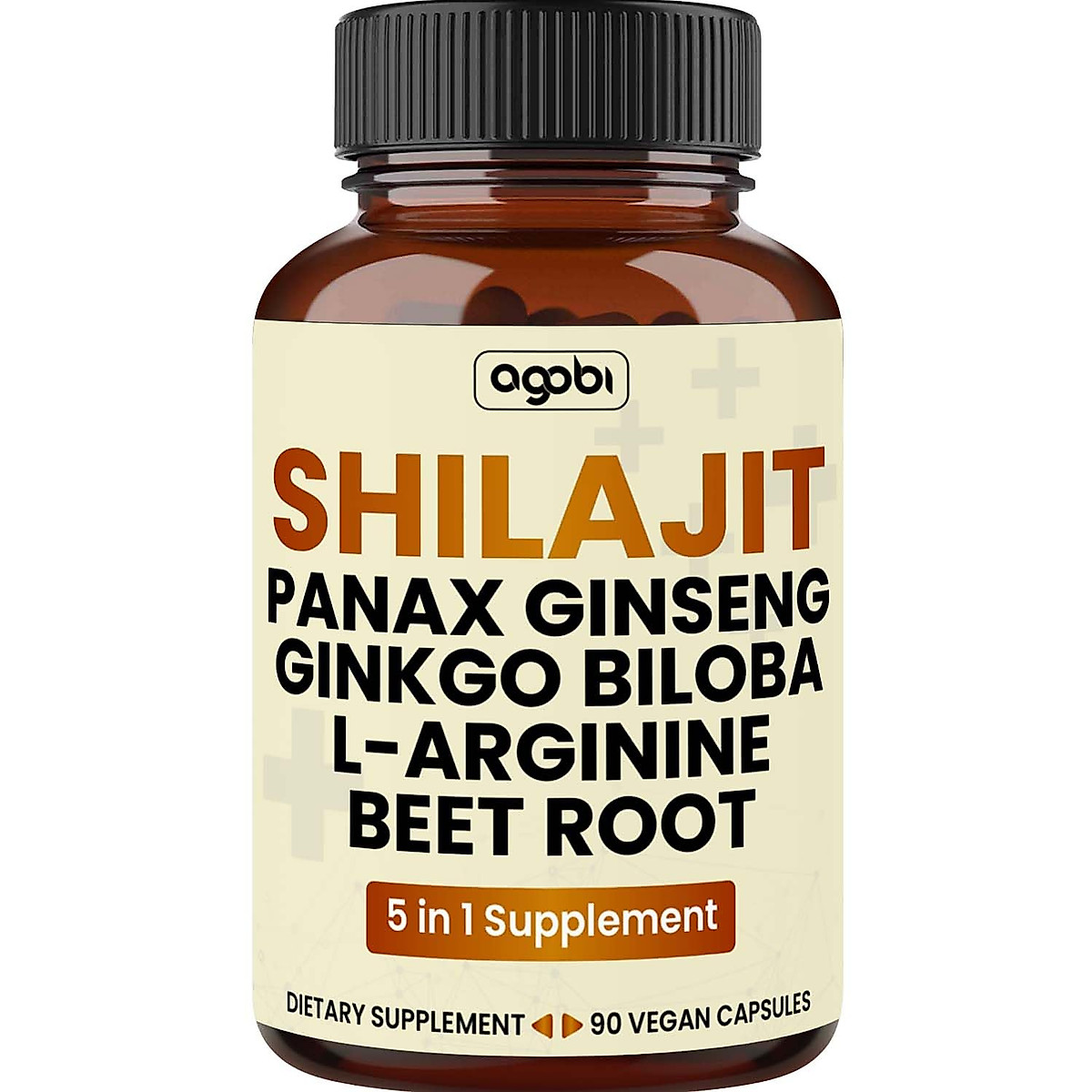 7100mg Shilajit Supplement - 90 Capsules - Support for Energy Production, Concentration, Brain Health & Extra Strength - Combined with Panax Ginseng Root, Beet Root & More - Gluten-free, Non-GMO