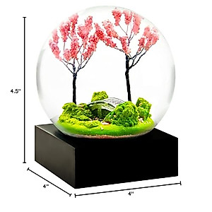 CoolSnowGlobes Spring Trees Glass Snow Globe by CoolSnowGlobes®