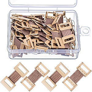 Elastic Bandage Clips Bandage Wrap Clips Stretch Metal Clips with Plastic Storage Box Replaceable Wrap Clips for Various Types Bandages (50 Pieces)