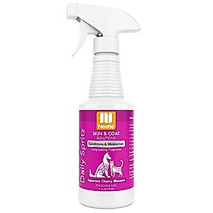 Nootie Daily Spritz Pet Conditioning Spray - Dog Conditioner for Sensitive Skin - No Parabens, Sulfates, Harsh Chemicals or Dyes - Revitalizes Dry Skin & Coat, Japanese Cherry Blossom, 16 oz(473 ml)