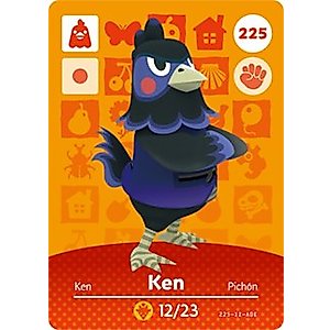 Ken - Nintendo Animal Crossing Happy Home Designer Amiibo Card - 225