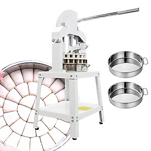 INTSUPERMAI Manual Dough Divider Rounder 36pcs Commercial Dough Cutter DIvider Cutting Machine Hydraulic Hand Press Dough Equal Divider Maker Lump Spacer Bakery for Bread