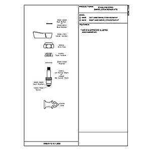 Fisher 54518 Right Hand Swivel Stem Repair Kit, Stainless Steel