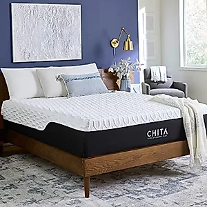 CHITA King Size Premium Cool Gel Memory Foam Mattress, 14 Inch Medium Firm Mattress-5 Layers of Comfort- Cooling Cover Mattress in a Box- CertiPUR-US Certified,100 Night Trial-10 Years Warranty