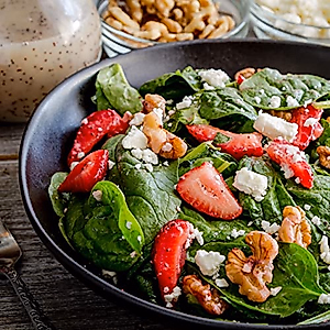 Purely Organic Spinach Seeds (Bloomsdale Long Standing) - Approx 300 Seeds - Certified Organic, Non-GMO, Open Pollinated, Heirloom, USA Origin