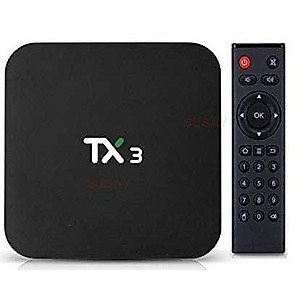 Amlogic S905X3 Android 9.0 TX3 4GB DDR3 RAM 64GB ROM TV Box Android TV Box 4K Ultra HD Support 2.4G/5.8G Dual WiFi BT 4.0 HD 2.1 USB 3.0 with h9