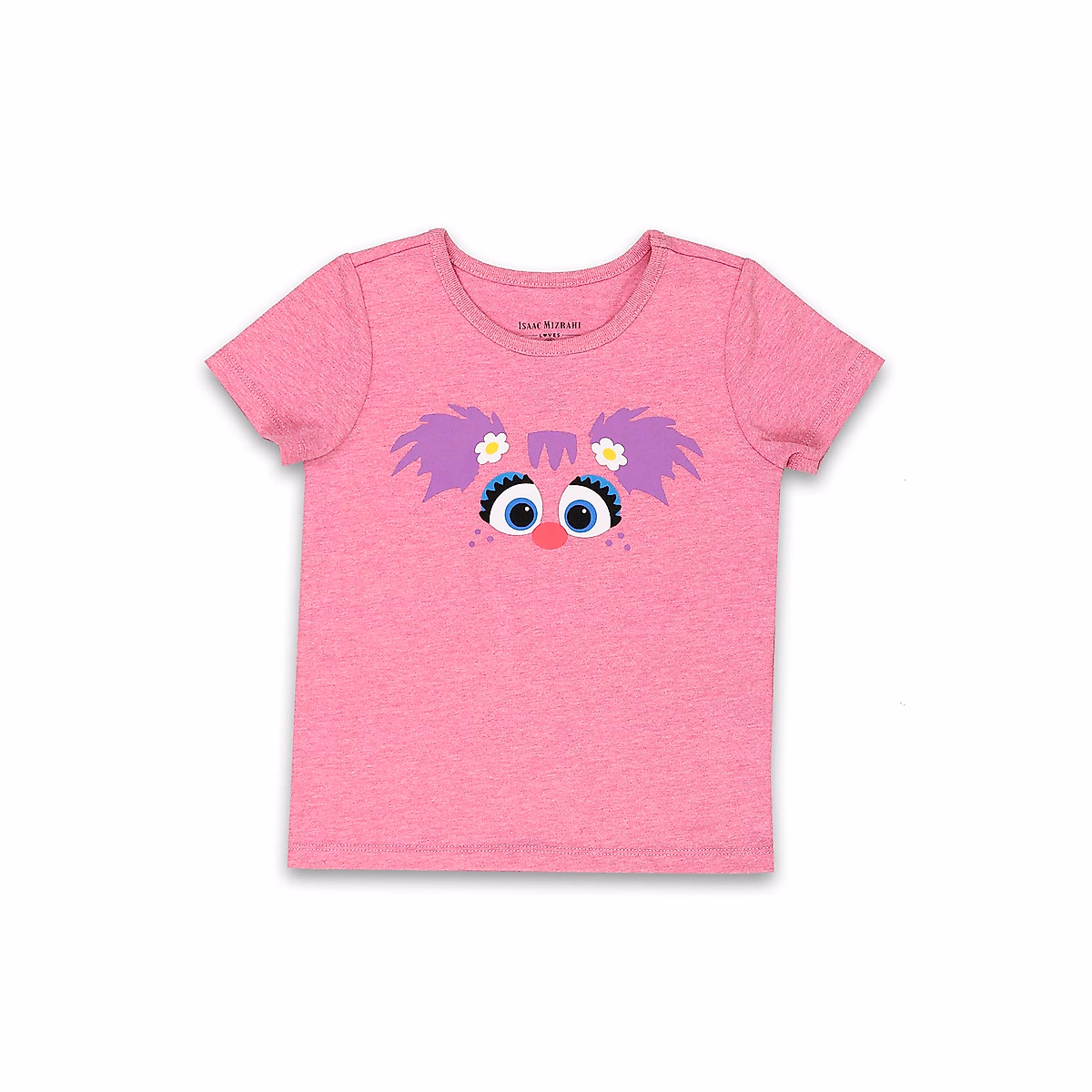 Isaac Mizrahi Loves Sesame Street Abby Cadabby Toddler Baby Short Sleeve Tee (3T, Pink)