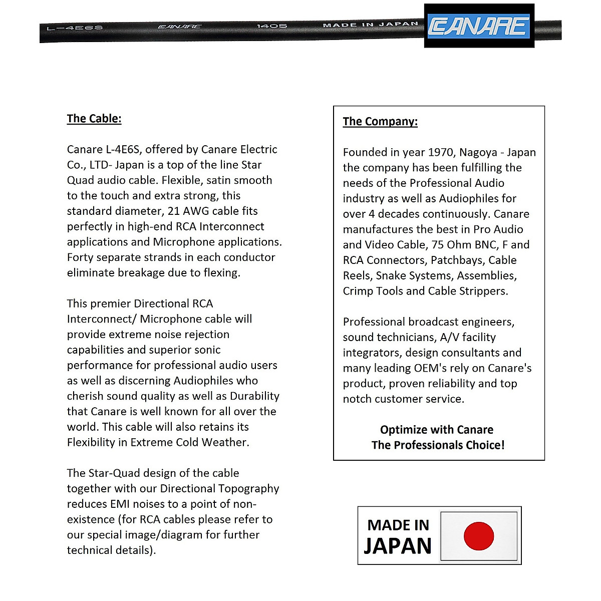 WORLDS BEST CABLES 2 Units - 10 Foot - Canare L-4E6S, Star Quad Balanced Male to Female Microphone Cables with Amphenol AX3M & AX3F Silver XLR Connectors - CUSTOM MADE