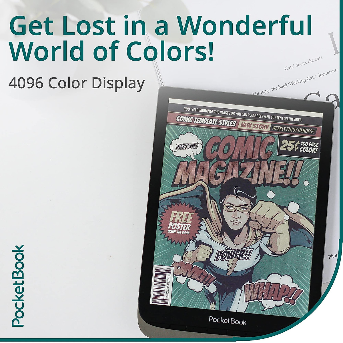 PocketBook InkPad Color, E-Book Reader, PB741-N-WW