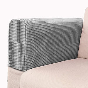 Garneck 2pcs Armrest Covers for Chairs Chair Armrest Cover Furniture Arm Rest Towel Armchair Covers for The Arms Couch Arm Covers for Sofa Couch Cover for Dogs Arm Chair Elastic Sofa Chair