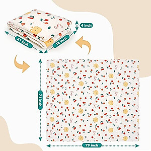 Soft Cotton Baby Play Mat for Babies and Toddlers Tummy Time Mat,Baby Activity Mat for Floor,Foldable Crawling Mat for Indoor & Outdoor Use