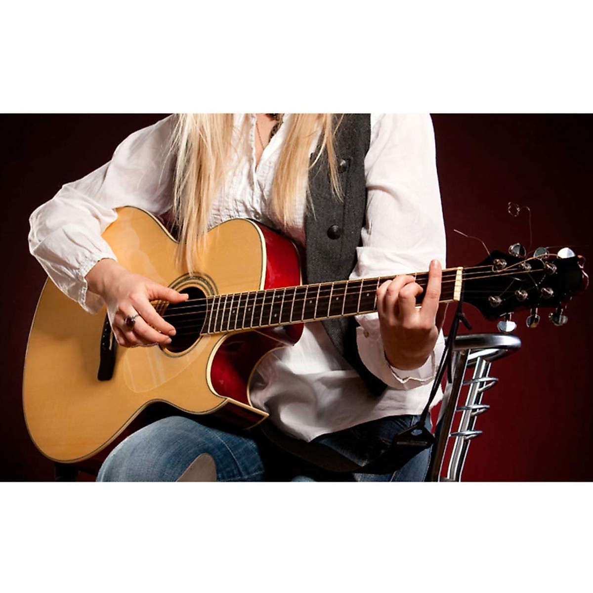 [Healingshield] Premium Acoustic Guitar Pickguard Basic Type Clear matt