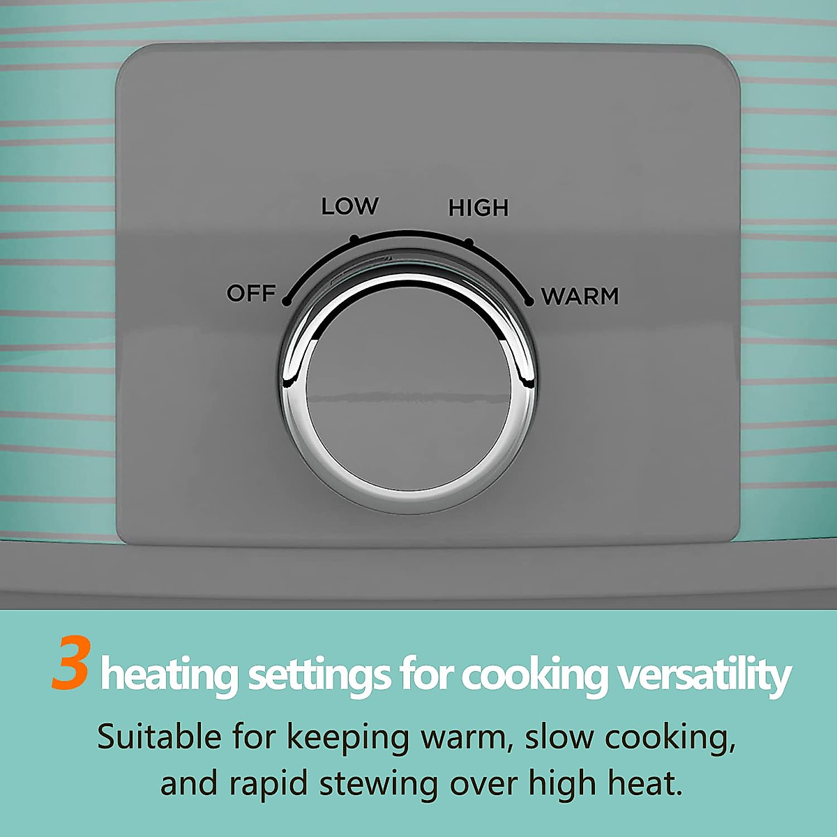 7 Quart Electric Slow Cooker - for the Whole Family with Room for Over 8 Servings