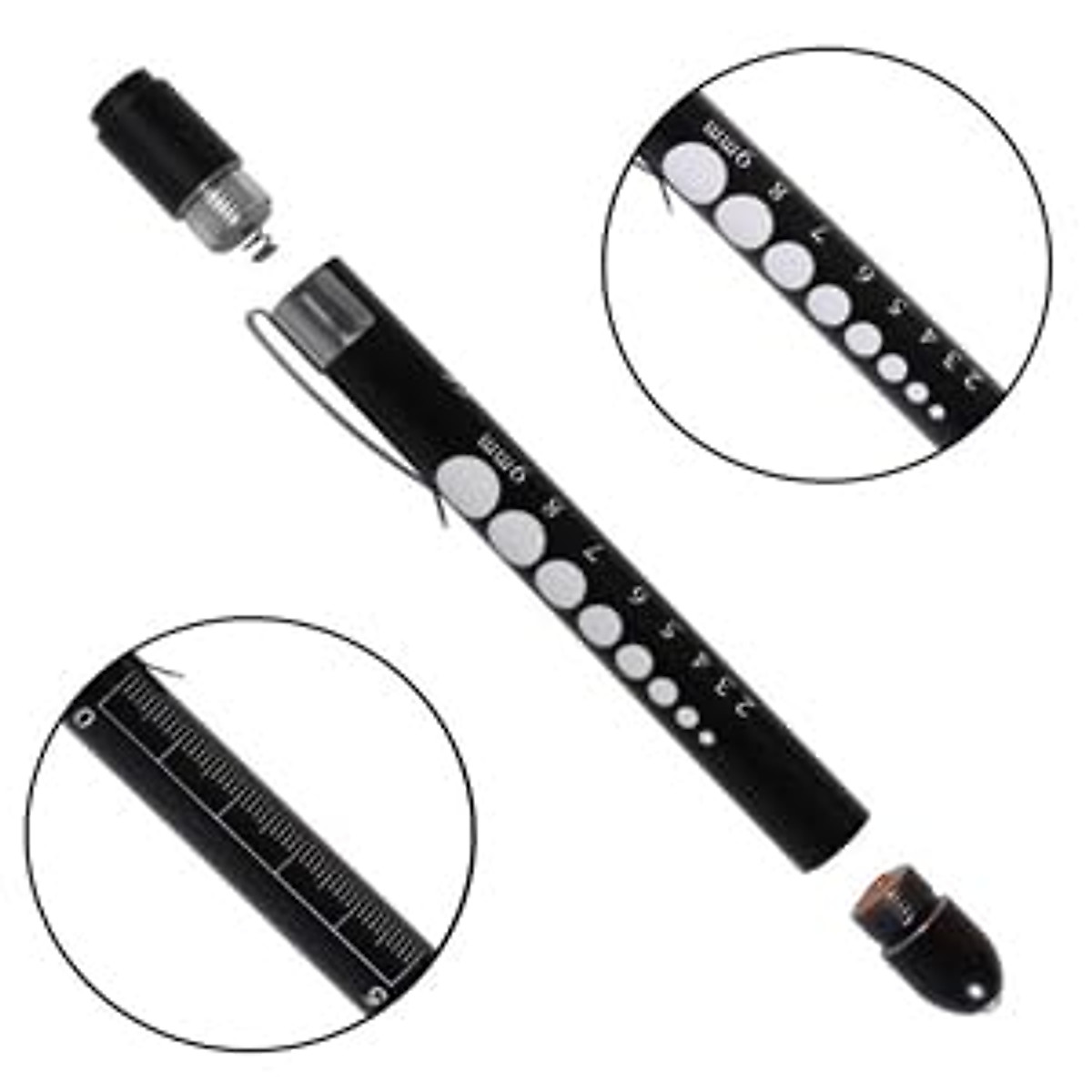 Pocketman LED Pen Light Torch Flashlight Penlights Lightweight Light Portable Single Mode Lamp for Lighting