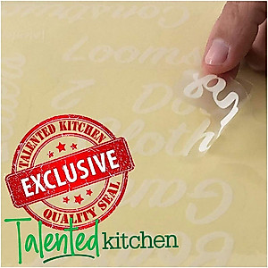 Talented Kitchen 120 White Playroom & Crafts Organization Labels. Clear Preprinted Stickers. Water Resistant, Canister & Bin Labels to Declutter Toy Closet Playroom (Playroom Crafts- 120 White Labels)