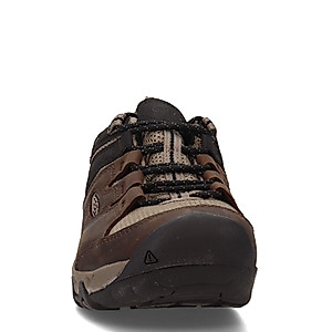 KEEN Men's Steens Vent Low Height Breathable Hiking Shoes, Brown, 11