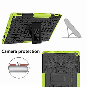 MaoMini for Kindle Fire HD 10 Case/HD 10 Plus Tablet Case 11th Generation 2021 Release,Kickstand Heavy Duty Armor Defender Cover [NOT fit New 2023 Release 13th Gen] (Blue)