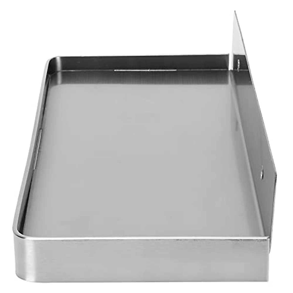 Stainless Steel Bathroom Phone Rack Holder Wall Mounted Phone Towel Storage Shelf Toilet Bathroom Supplies 185x90mm(Brushed Finish)