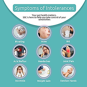 Basic Food Sensitivity Test by SSC, 400+ Items Tested | Hair Strand Food Intolerance Test Kit| Food & Drink Sensitivities, Intolerance Testing Kit for Adults