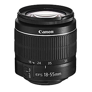 Canon EOS Rebel T7 DSLR Camera w/ 18-55mm F/3.5-5.6 III Lens + 32GB SD Card + More (Renewed)