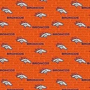 Broncos Mini Cotton Fabric 1 Yard