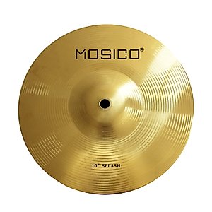 Mosico 10" Splash Cymbal Hero Series Drum Practice Cymbal For Drum Set (10"SP)