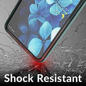Crave Dual Guard for Samsung Galaxy S21 FE Case, Shockproof Protection Dual Layer Case for Samsung Galaxy S21 FE, S21 FE 5G - Aqua