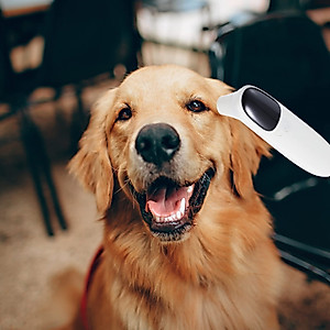 POPETPOP 1 Set of Cat Dog Temperature Detection Rechargeable Non-Contact Pet Ear Temperature Monitor Pet Temperature Measure Device for Puppies Kittens Horse Other Animals