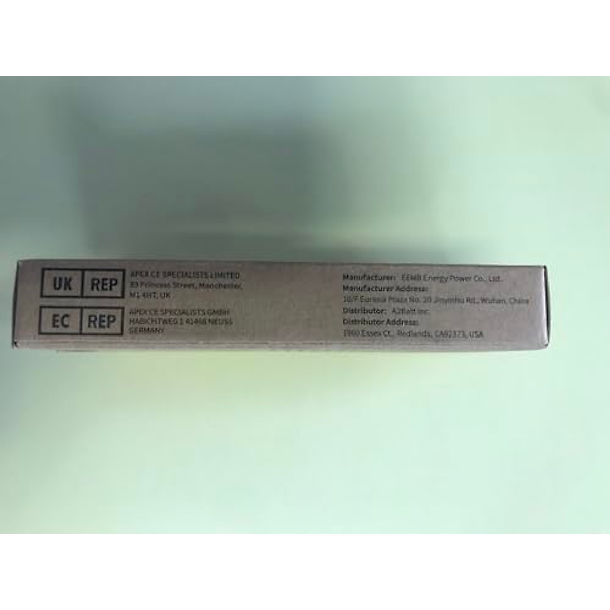 EEMB Lithium Polymer Battery 3.7V 1100mAh 603449 Lipo Rechargeable Battery with Wire JST 2.0mm Connector for Speaker and Wireless Device- Confirm Device & Connector Polarity Before Purchase
