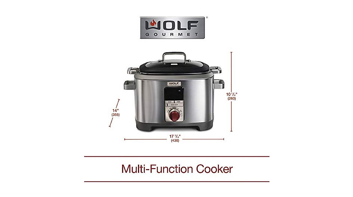 Wolf Gourmet 6-in-1 Programmable Multi Cooker with Temperature Probe