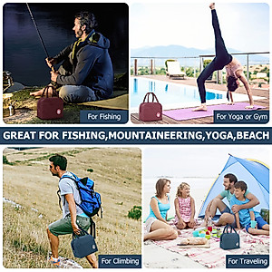 AURUZA Insulated Lunch Bag Reusable Large Lunch Box for Men/Women, Leakproof Cooler Tote Portable Lunch Bag