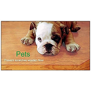 LIQI Clear Vinyl Plastic Floor Runner/Protector, Transparent Carpet Runner Protector Mat for Wooden Floors/Living Room/Hallway, Area Rugs Floor Mat (Size : 0.8x4m/2.6x13.1ft)