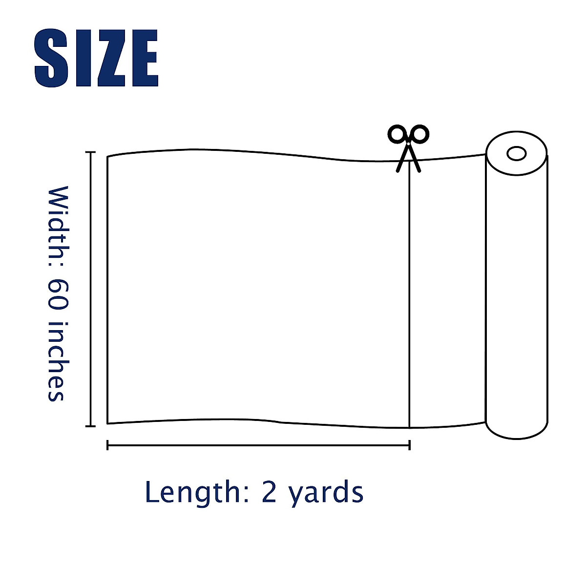 Spandex Fabric by The Yard, Black Stretch Fabric 2 Yards, 60" Inch Wide, Polyester Bridal Solid Silky Satin Fabric for Sewing, Pillow Case, Wedding, Bridal, Costume, DIY Crafting