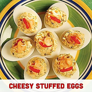 Easy Cheese Cheddar Cheese Snack, 12 - 8 oz Cans