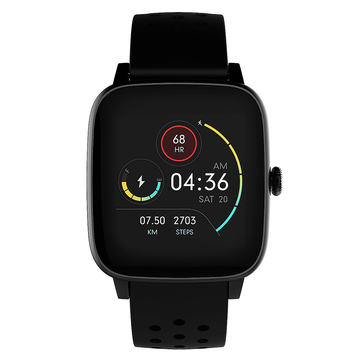 Supersonic SC-175SWT 1.4-inch HD Touch Screen Smartwatch with Body Temperature Monitor, Health Monitoring, 100+ Watch Faces, Multi-Sport Tracking, IP68 Waterproof for Android and iOS iPhone