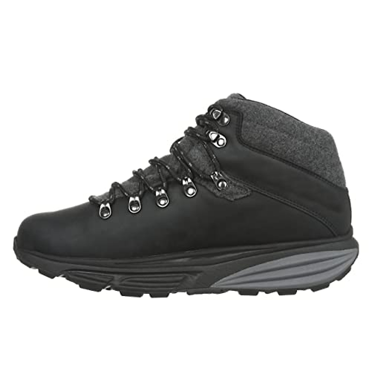 MBT Rocker Bottom Shoes Women’s – Hiking Outdoor Boots Mt Alpine - Black