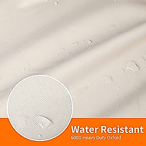 Patio Chair Covers, 2 Pack-37''Lx40''Dx30''H Waterproof Outdoor Furniture Cover, 600D Durable Lounge Deep Seat Covers, UV & Rip & Fade Resistant Covers for Patio Garden Lawn Sofa Wicker Chair