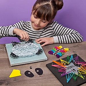 Craft-tastic – String Art – Craft Kit Makes 2 Large String Art Canvases – Pandacorn Edition
