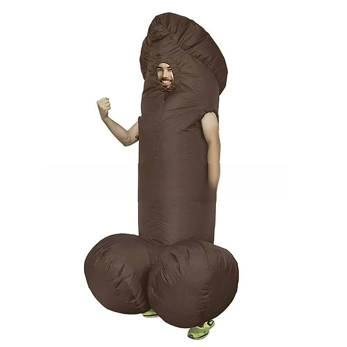 Vrogadso Funny Costume, Funny Costume Costumes Inflatable-Coffee Color