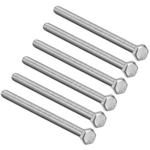 uxcell M8x150mm Hex Bolts 304 Stainless Steel Hexagon Screw Bolt 6pcs